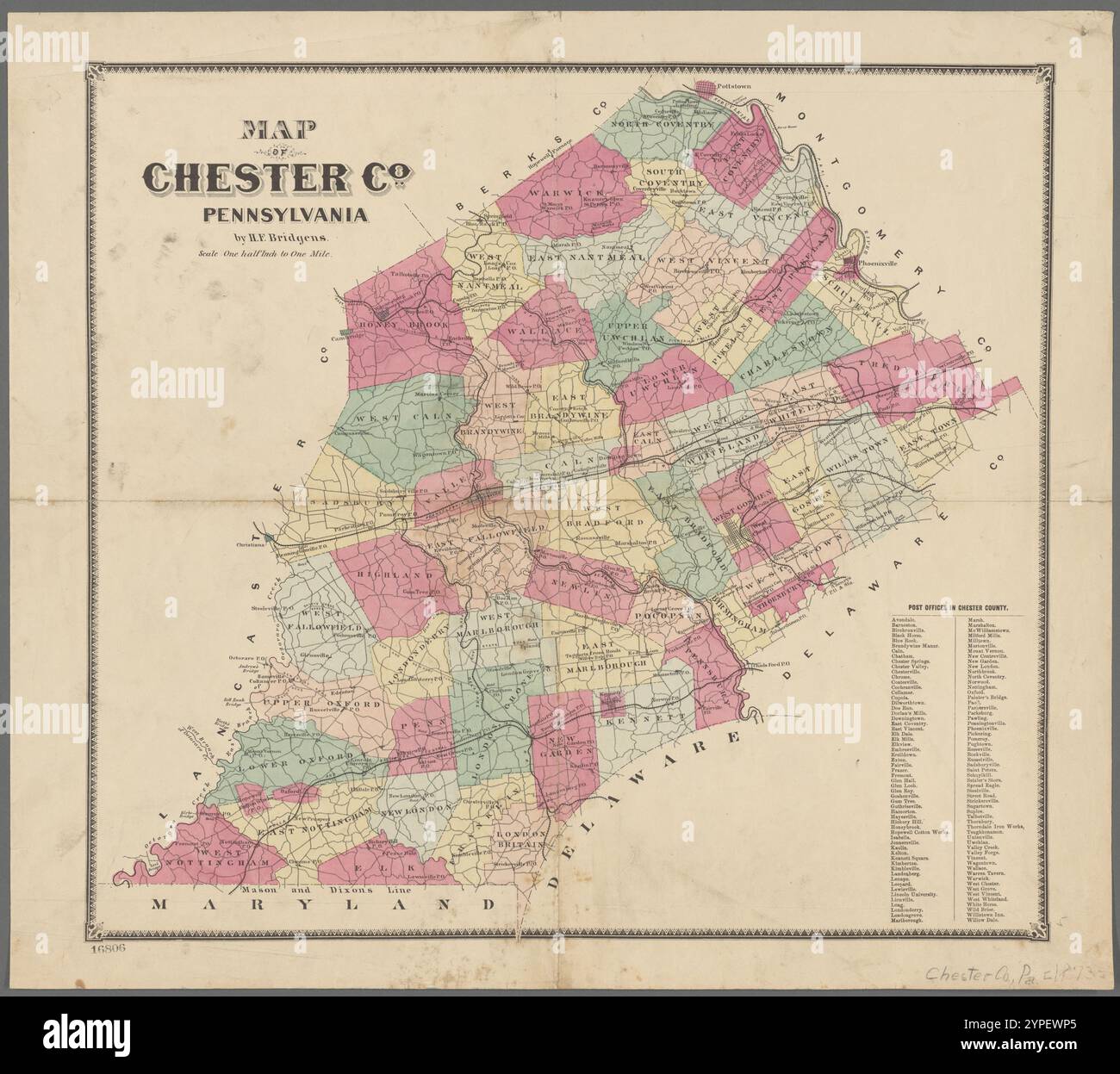 Map of chester hi-res stock photography and images - Alamy