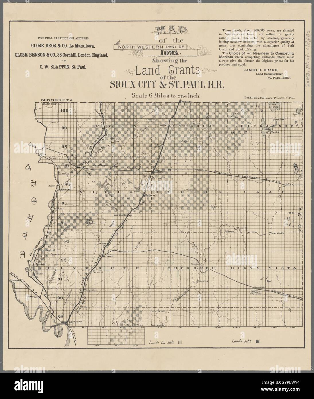 Map of saint james hi-res stock photography and images - Alamy