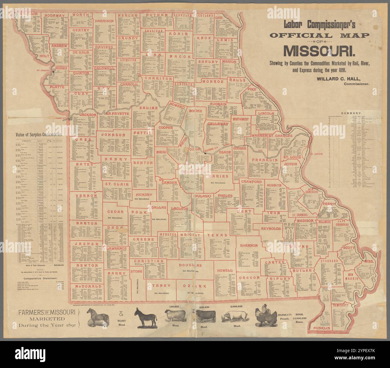 Labor commissioners official map hi-res stock photography and images ...