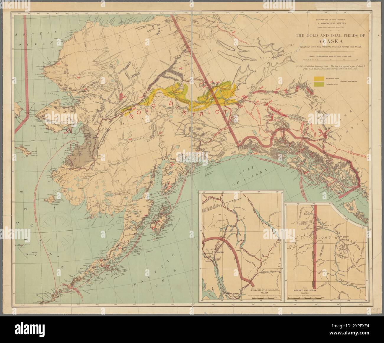The gold and coal fields of Alaska : together with the principal ...