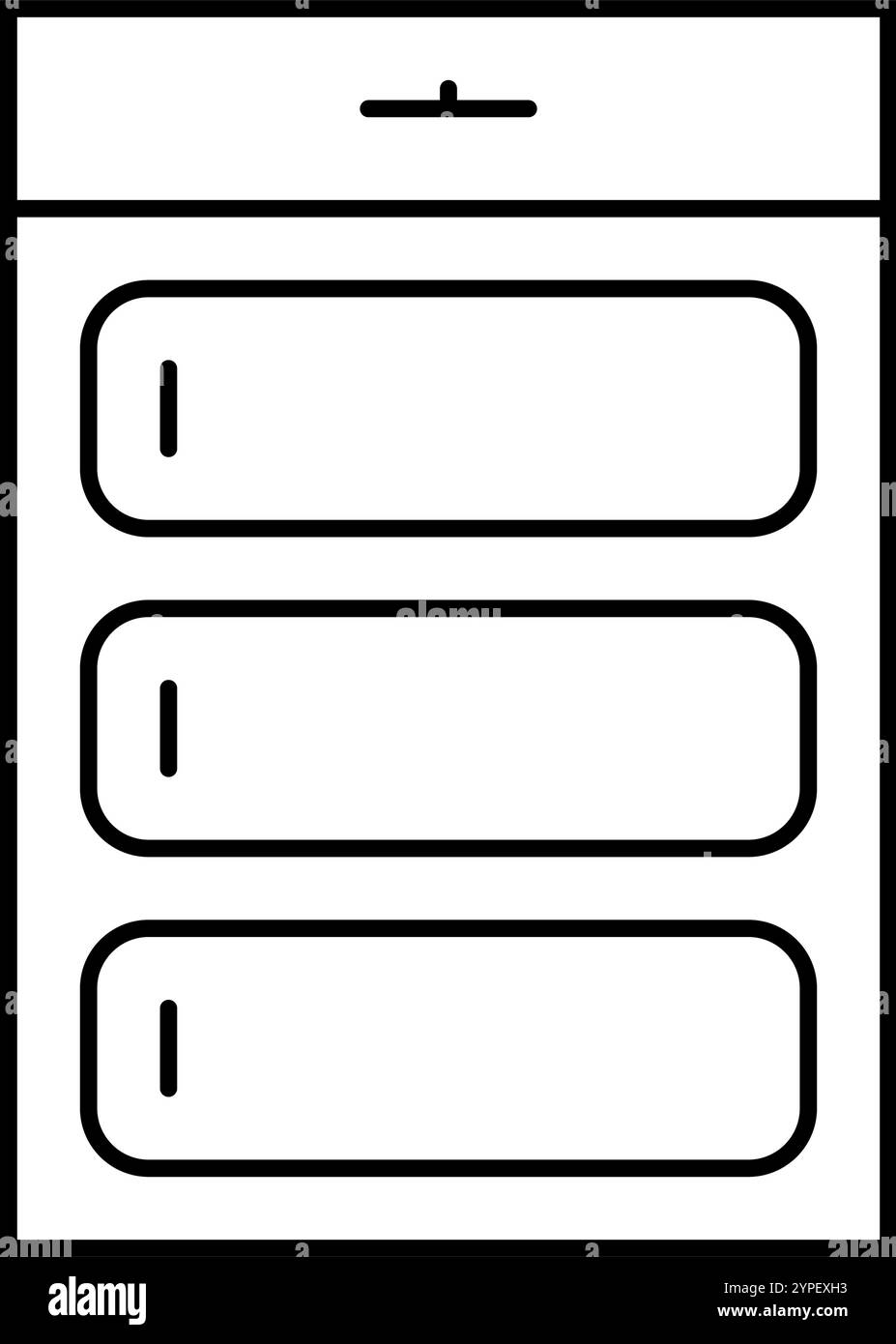 blister pack plastic package line icon vector illustration Stock Vector ...