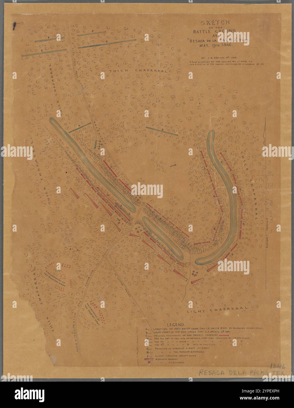 Texas mexican war map hi-res stock photography and images - Alamy