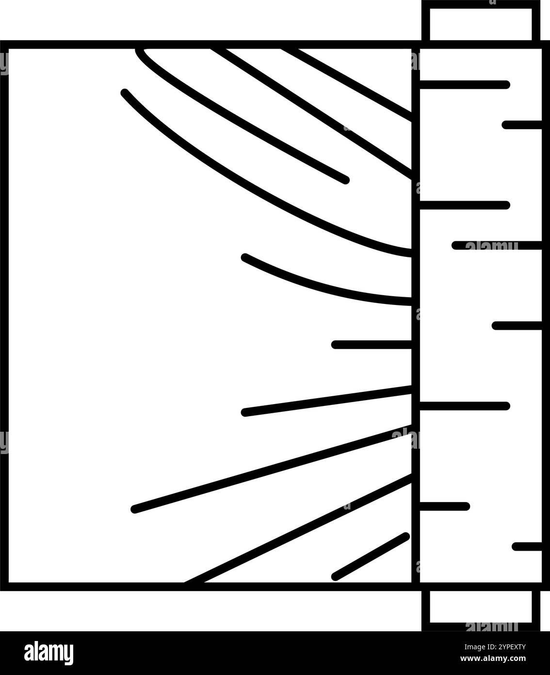 wrap plastic package line icon vector illustration Stock Vector Image ...