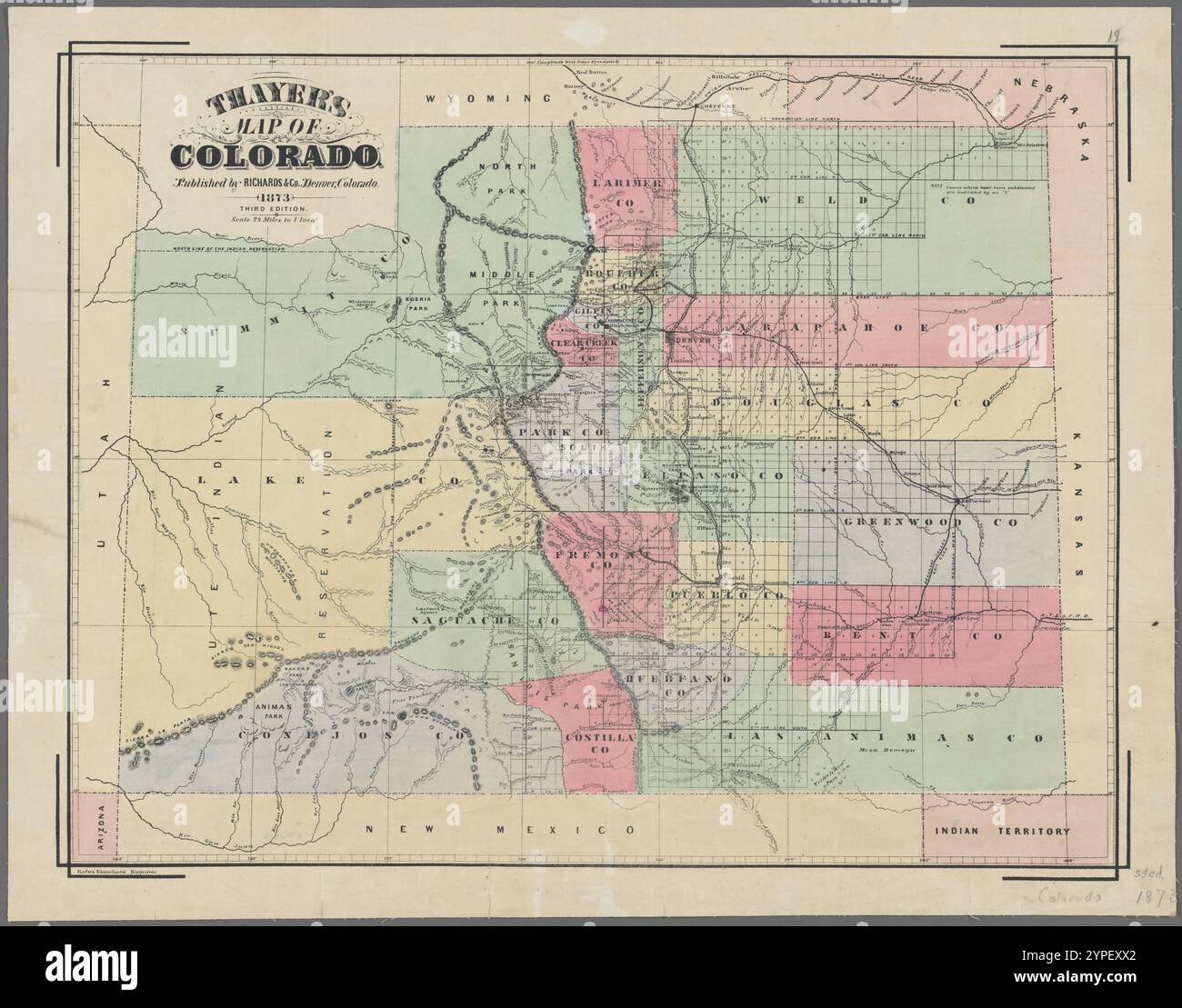 Thayers map hi-res stock photography and images - Alamy