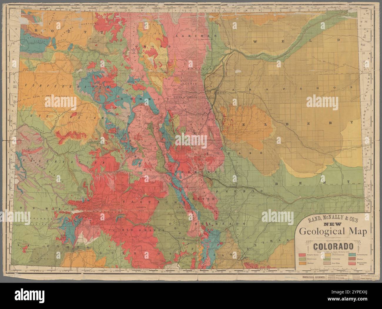 S new geological map hi-res stock photography and images - Alamy