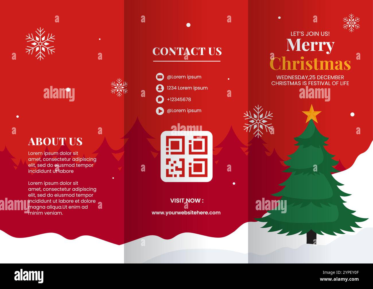 Christmas brochure Stock Vector Images - Alamy