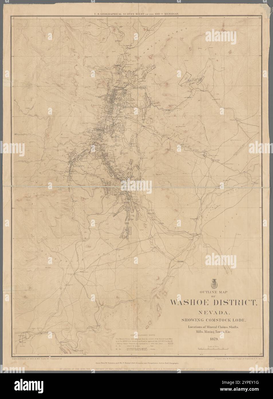 Comstock map hi-res stock photography and images - Alamy