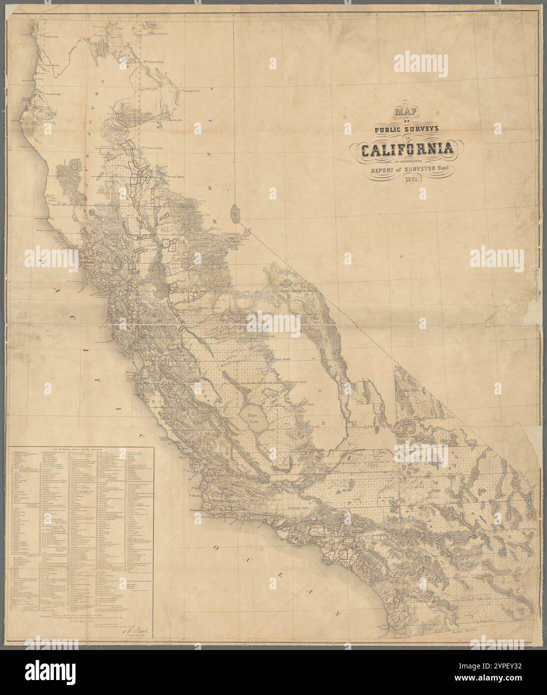 Map of the united states in 1861 hi-res stock photography and images ...