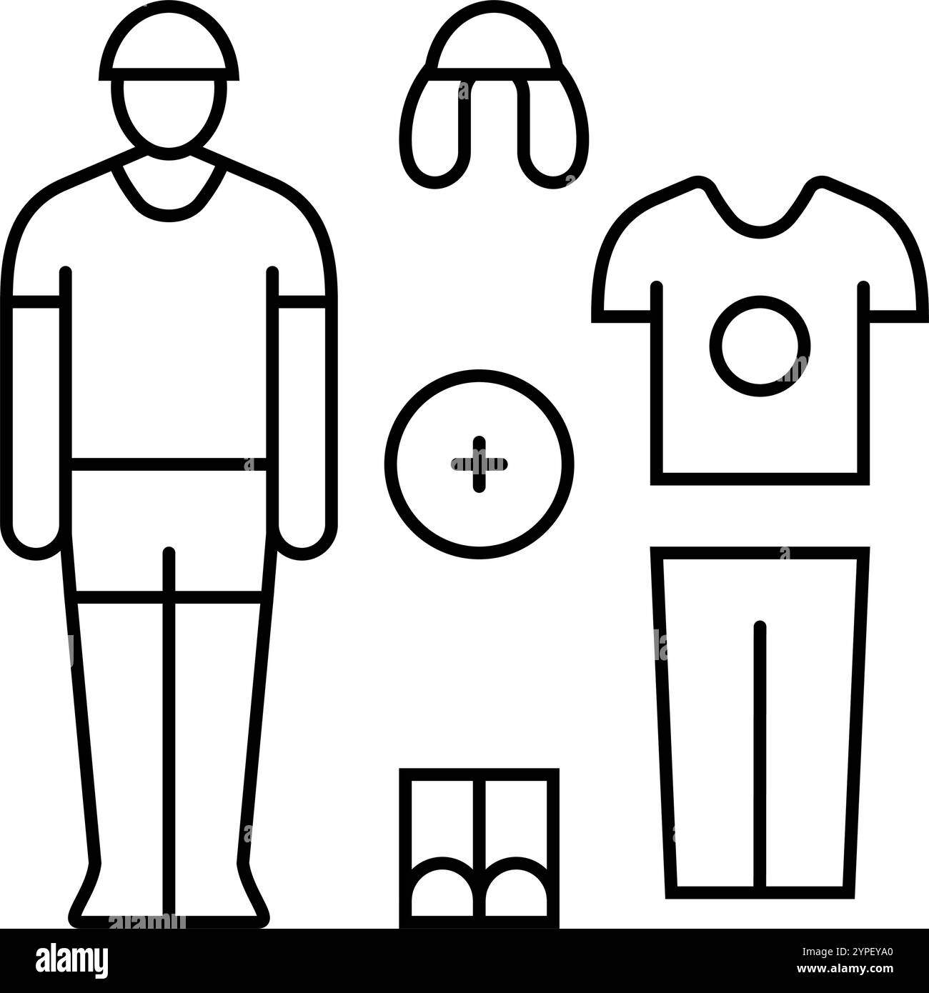 costume play line icon vector illustration Stock Vector Image & Art - Alamy