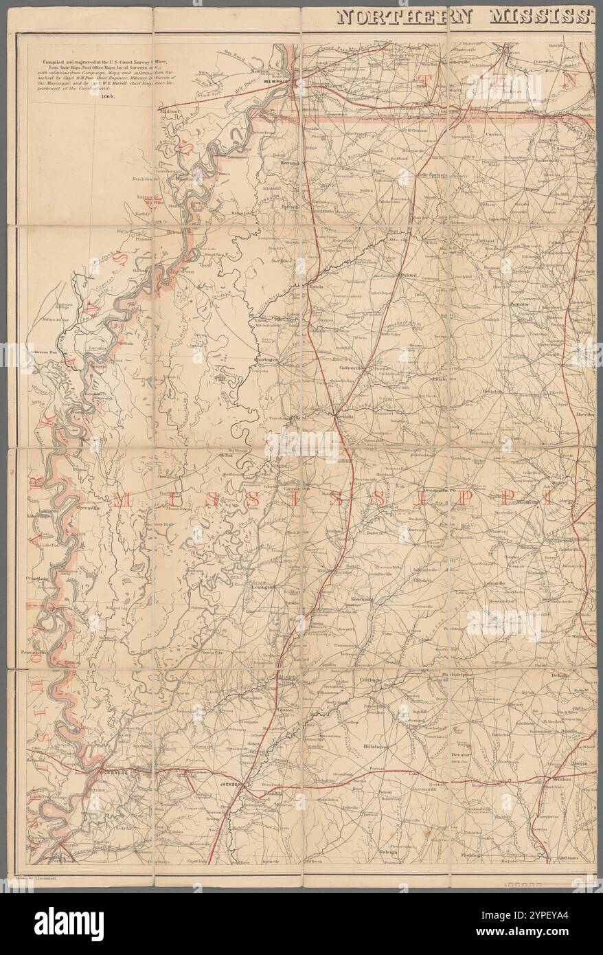 Northern Mississippi and Alabama 1864 by Poe, O. M. (Orlando Metcalfe ...