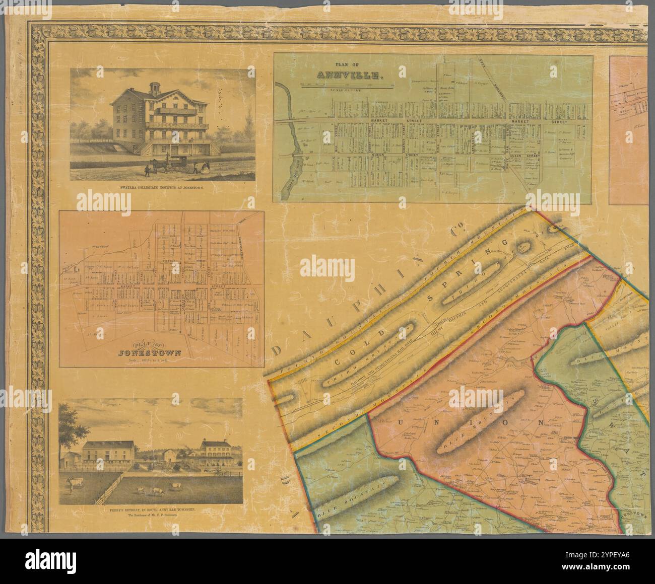 Map of lebanon hi-res stock photography and images - Alamy