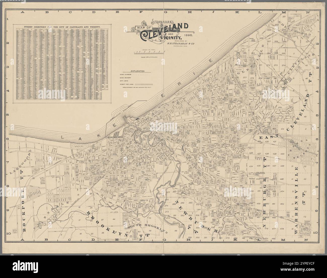 Stranahans map hi-res stock photography and images - Alamy