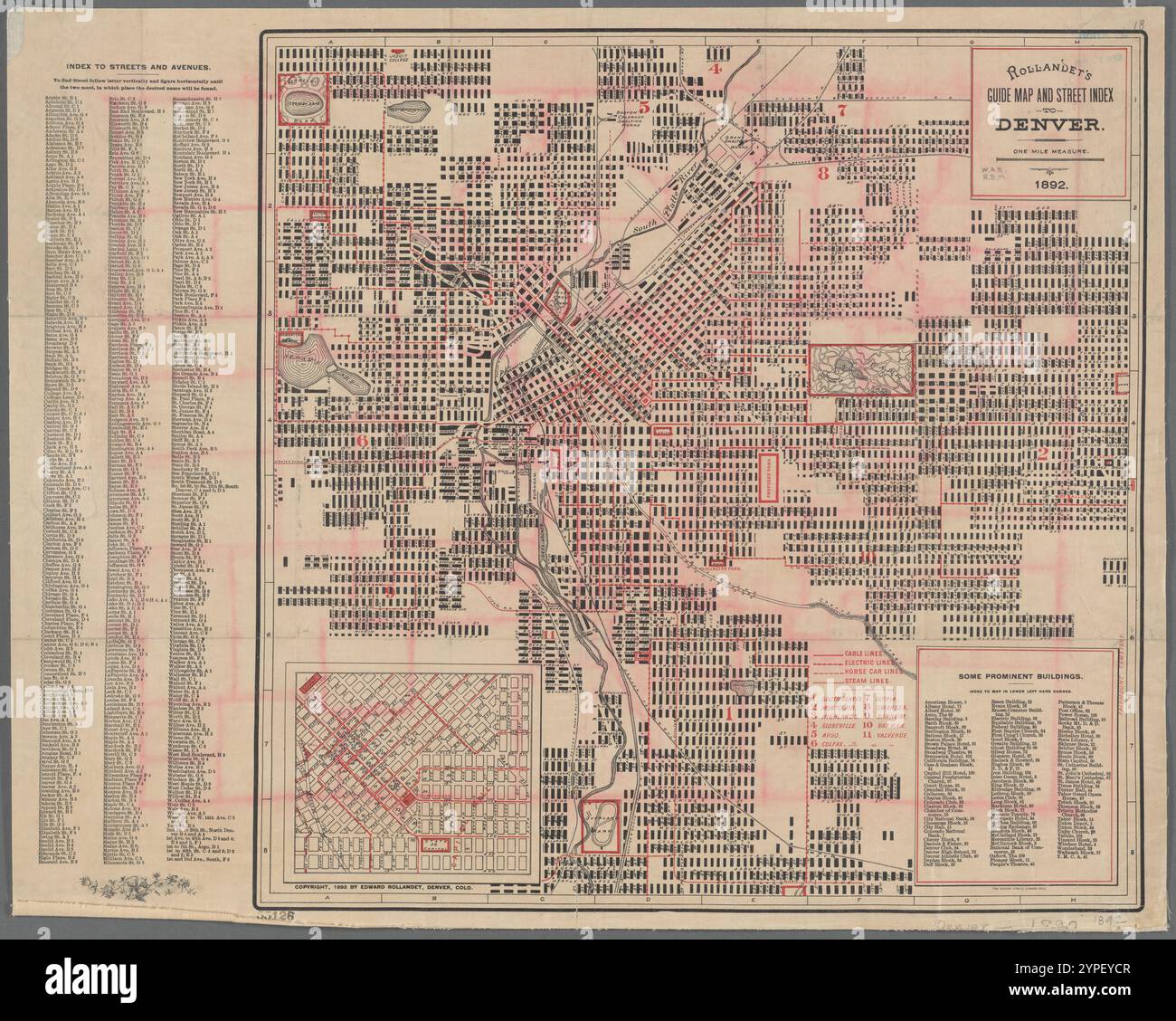 Rollandets guide map hi-res stock photography and images - Alamy