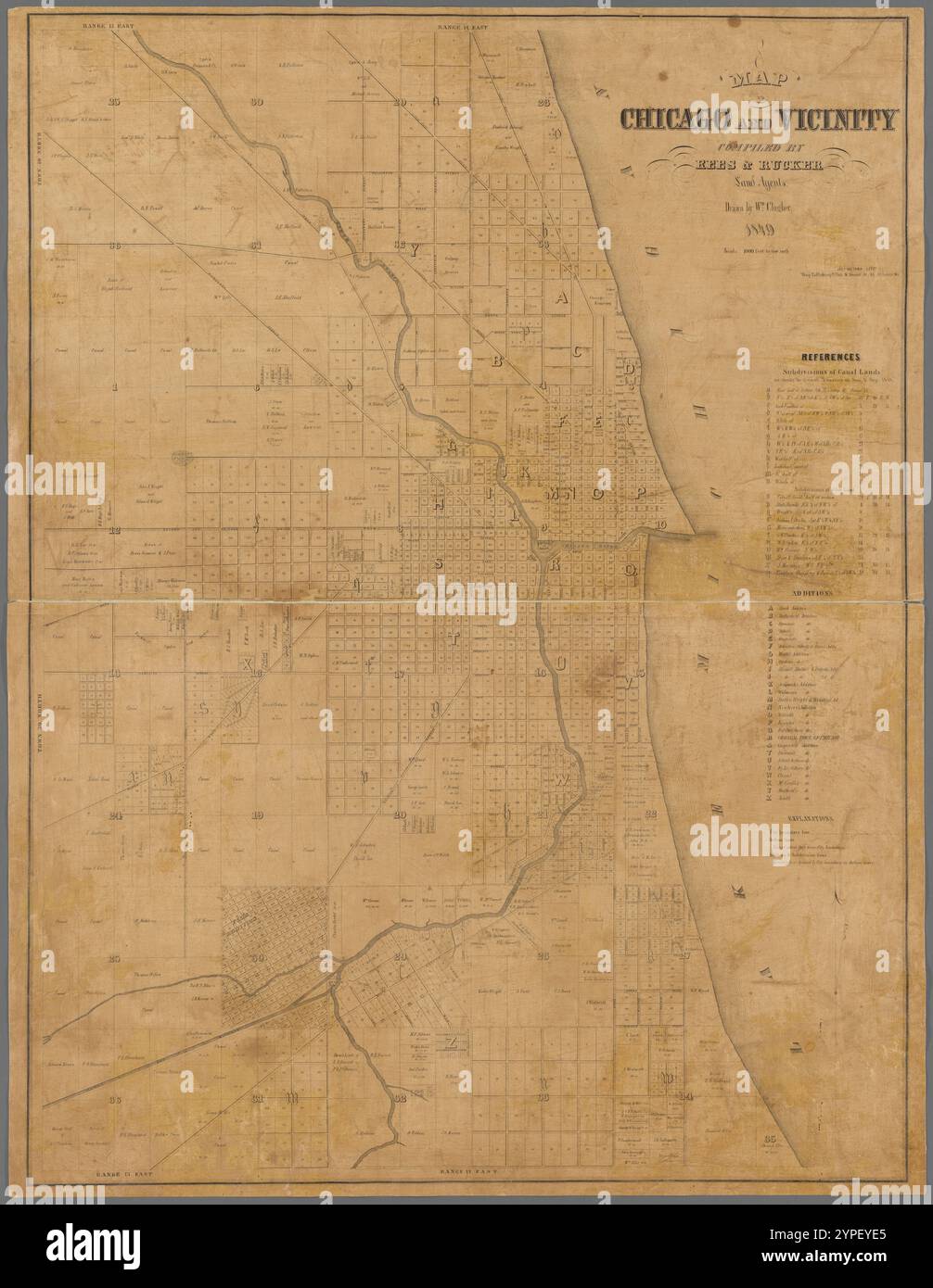 1849 map hi-res stock photography and images - Alamy