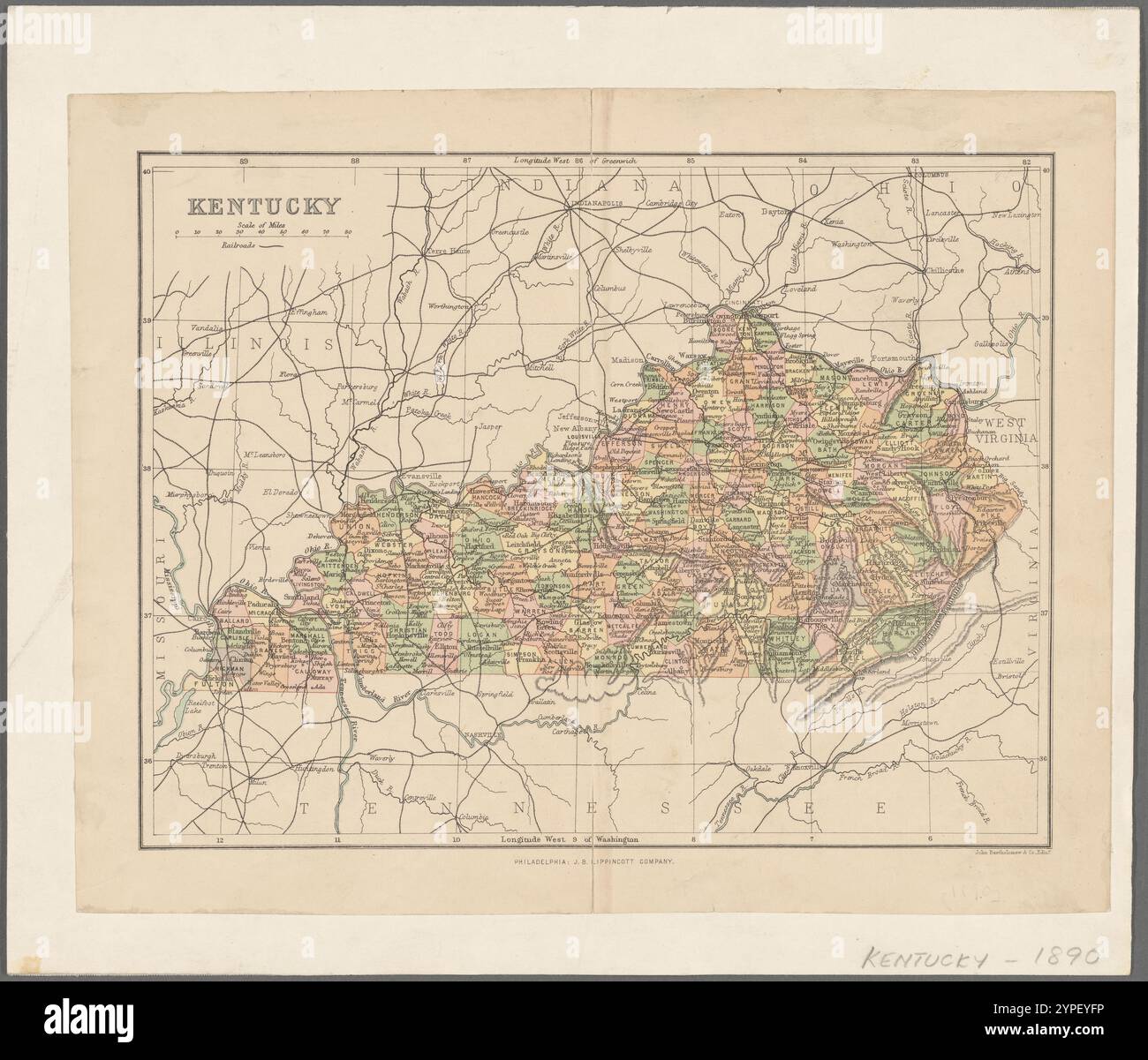 Bartholomew map hi-res stock photography and images - Alamy