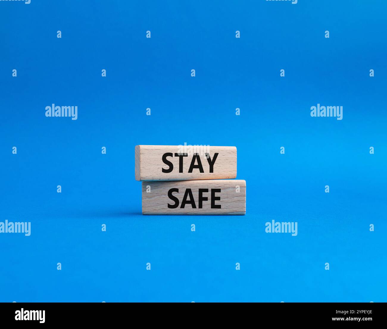 Stay Safe symbol. Concept word Stay Safe on wooden blocks. Beautiful ...