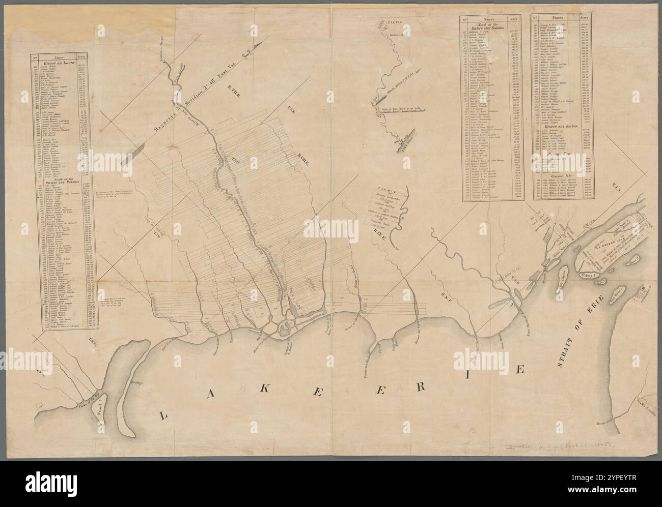 Monroe county map hi-res stock photography and images - Alamy