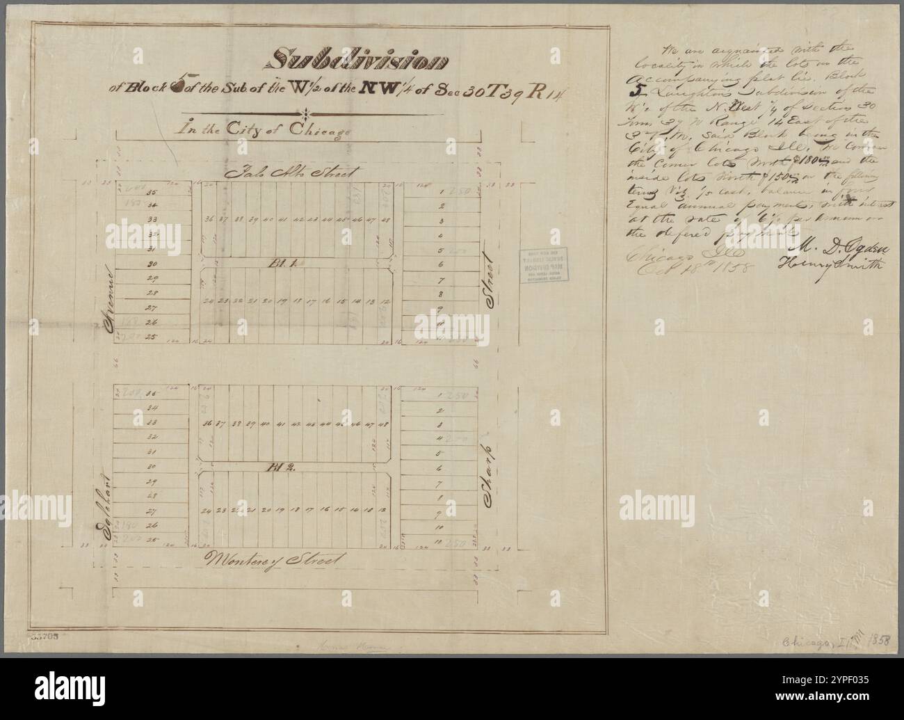 Subdivision of block 5 of the sub hi-res stock photography and images ...