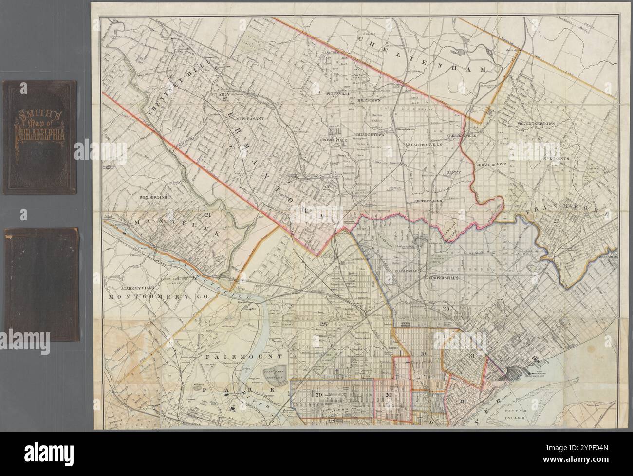 New map of the city of Philadelphia : from the latest city surveys 1883 ...