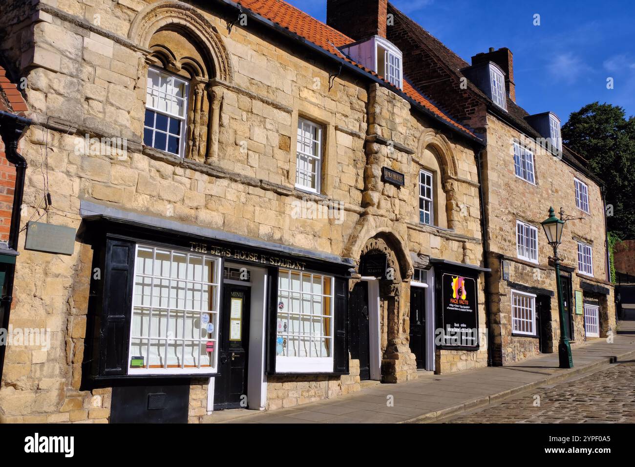 Lincoln: Jews Court and Jews House medieval buildings in Steep Hill and ...