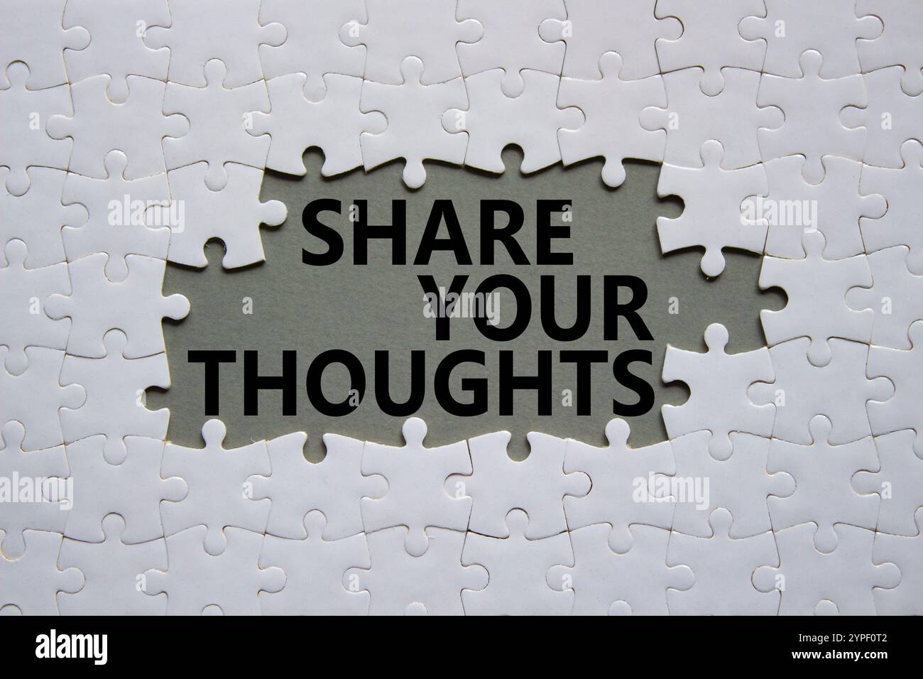 Share your Thoughts symbol. Concept words Share your Thoughts on white ...