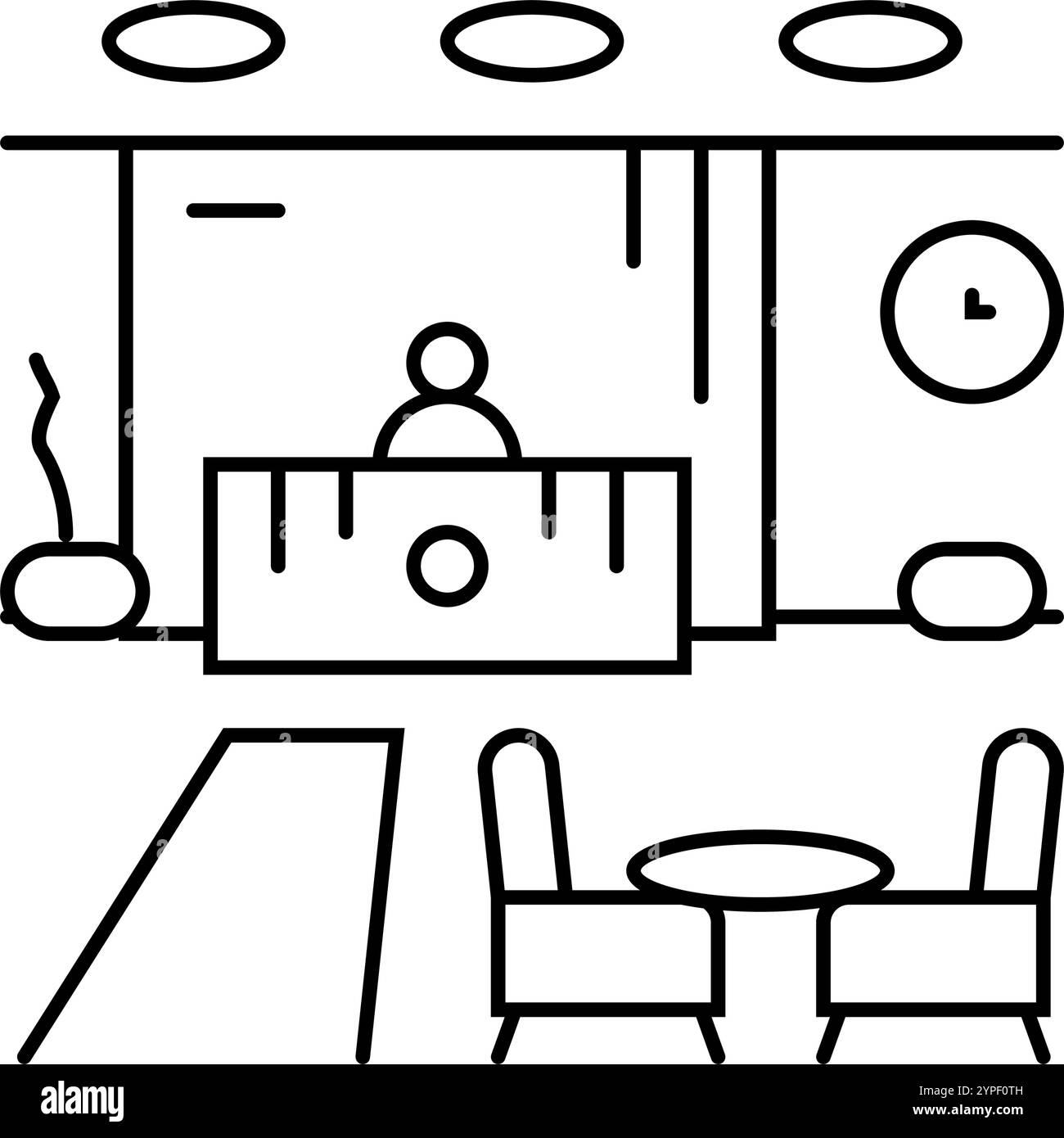 Lobby hospitality hotel line hi-res stock photography and images - Alamy