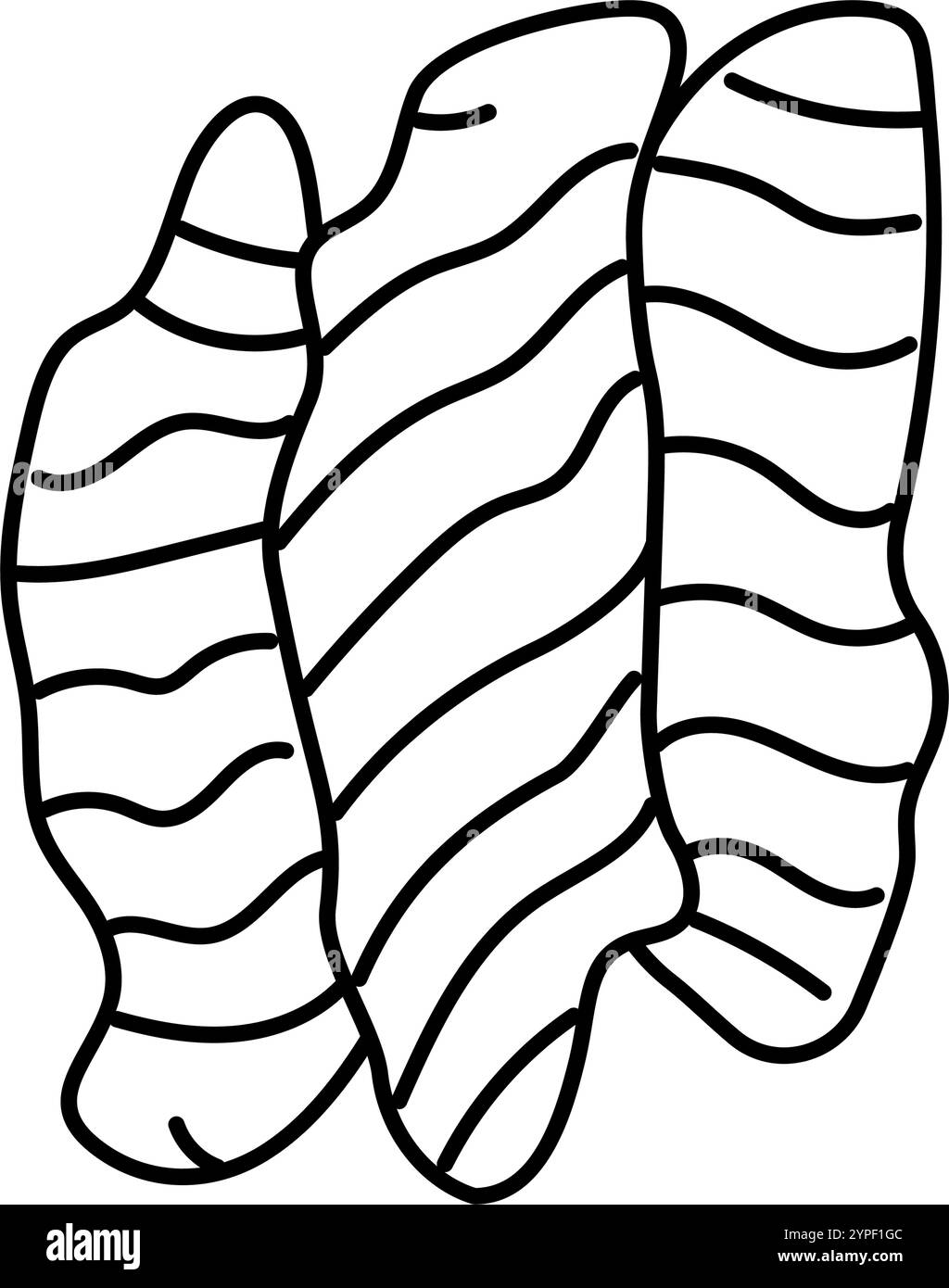 beef jerky snack food line icon vector illustration Stock Vector Image ...