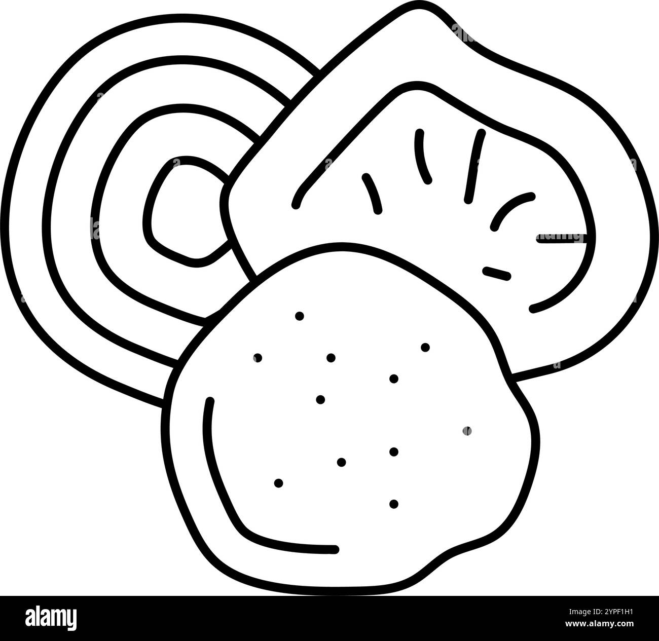 vegetable chips snack food line icon vector illustration Stock Vector ...