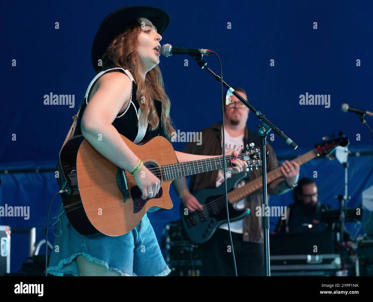 Amy Moore preforming at Wychwood Music Festival 2024, Cheltenham ...