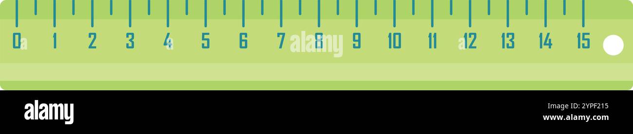 Metric measurement icon in flat style. Measure scale vector ...