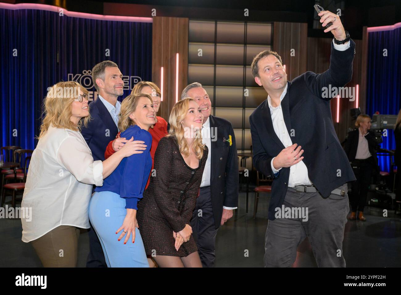 from left: Maite KELLY, singer, Micky BEISENHERZ, presenter, Susan LINK ...