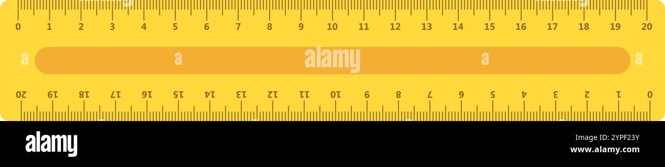 Metric measurement icon in flat style. Measure scale vector ...
