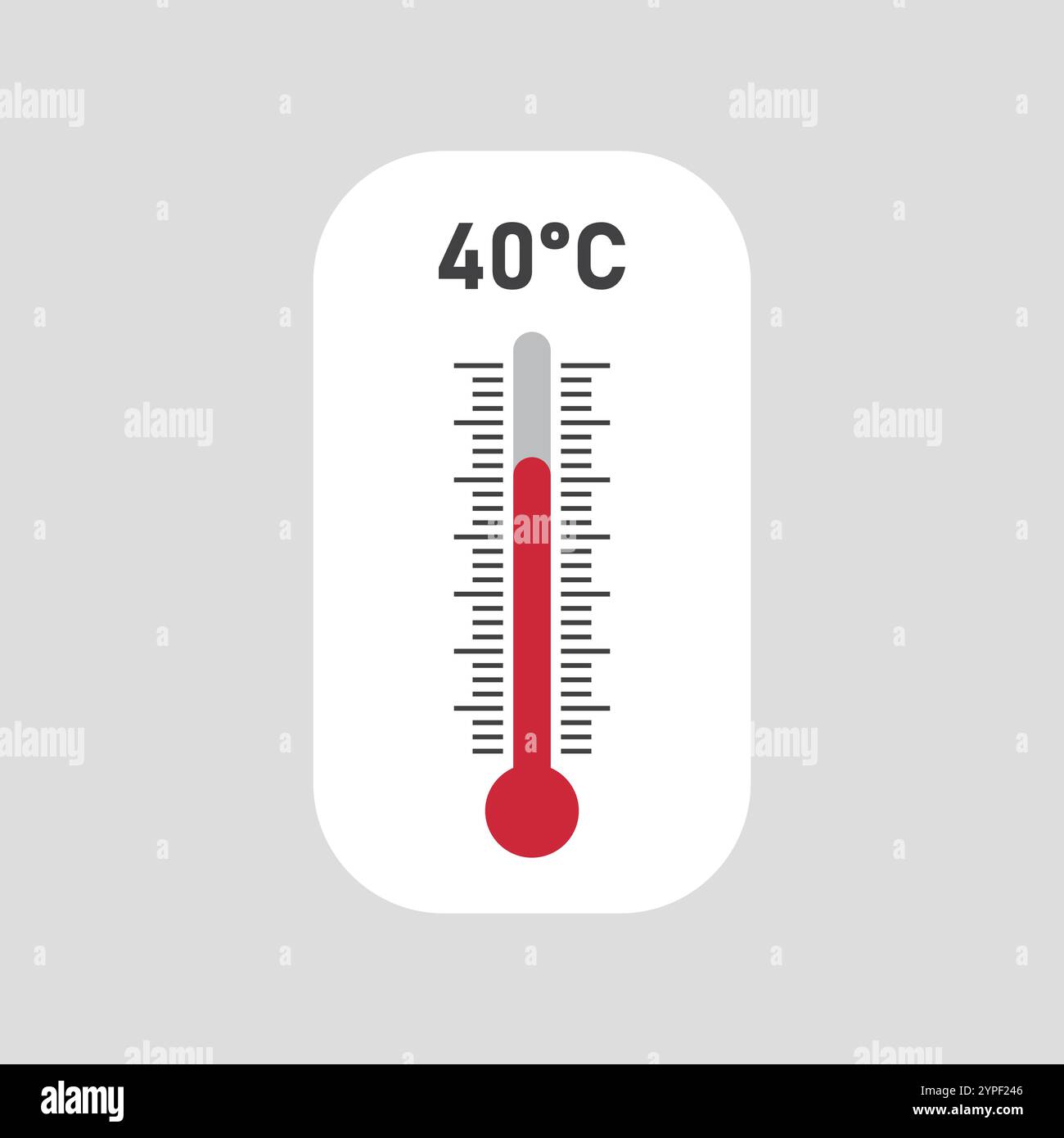 Thermometer Icon In Flat Style Climate Control Vector Illustration On Isolated Background