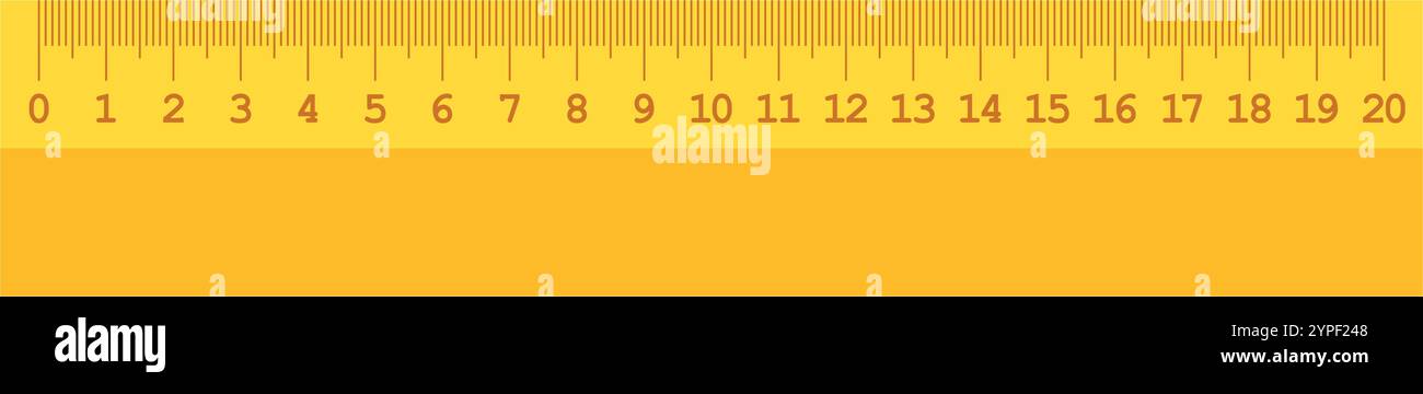 Metric measurement icon in flat style. Measure scale vector ...