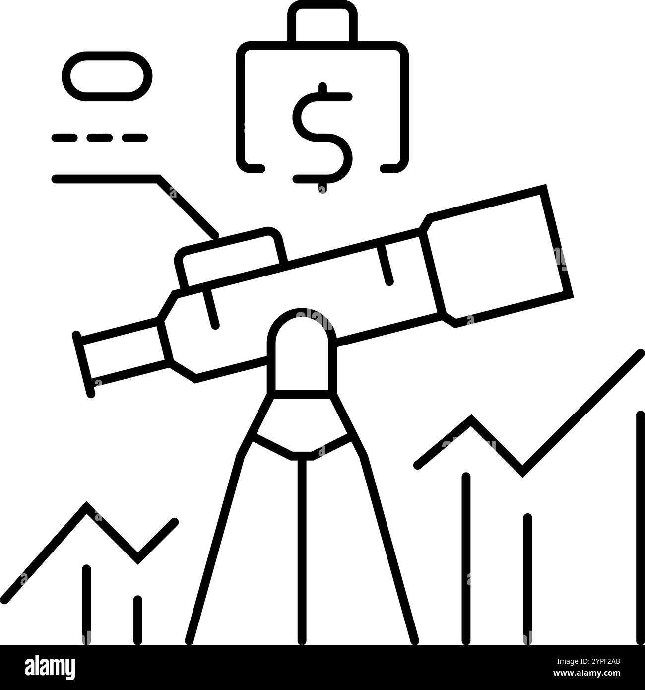 Financial forecast budget planning Black and White Stock Photos ...