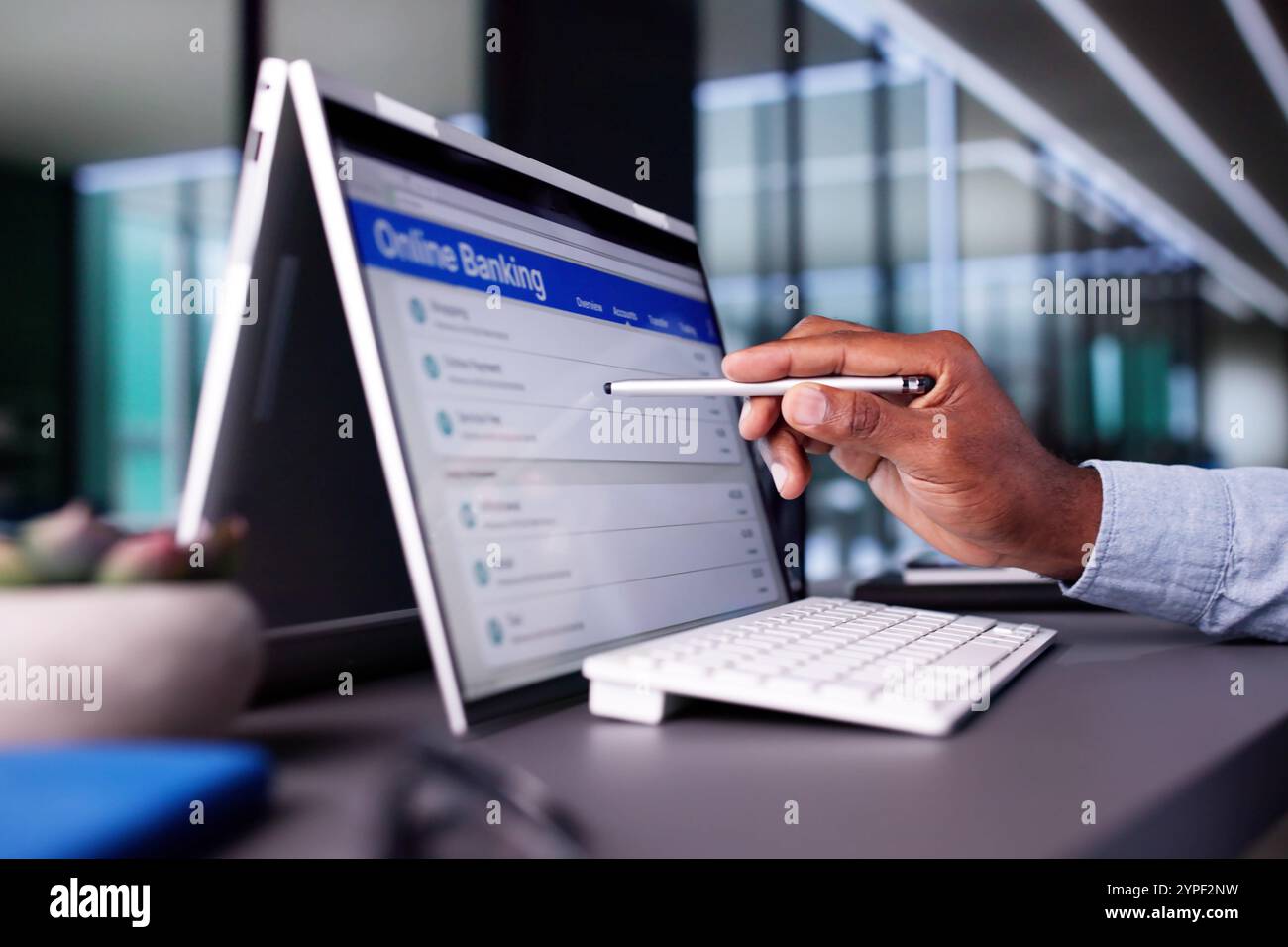 Opening internet bank account hi-res stock photography and images - Alamy