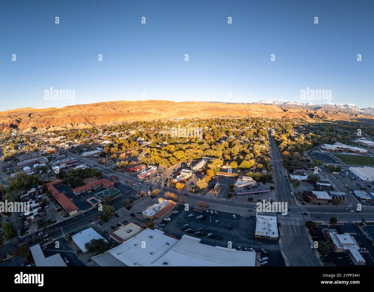 Aerial moab utah over trees hi-res stock photography and images - Alamy
