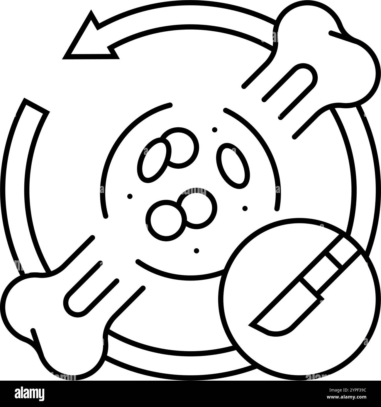 Cancer treatment chemotherapy icons set vector immunotherapy ...