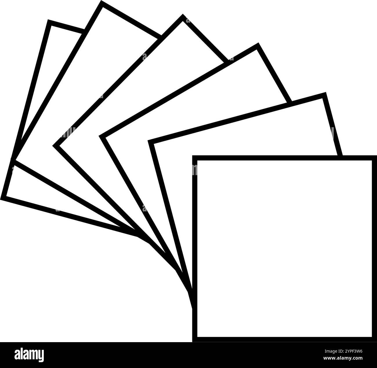 fabric swatches dressmaking fashion line icon vector illustration Stock ...