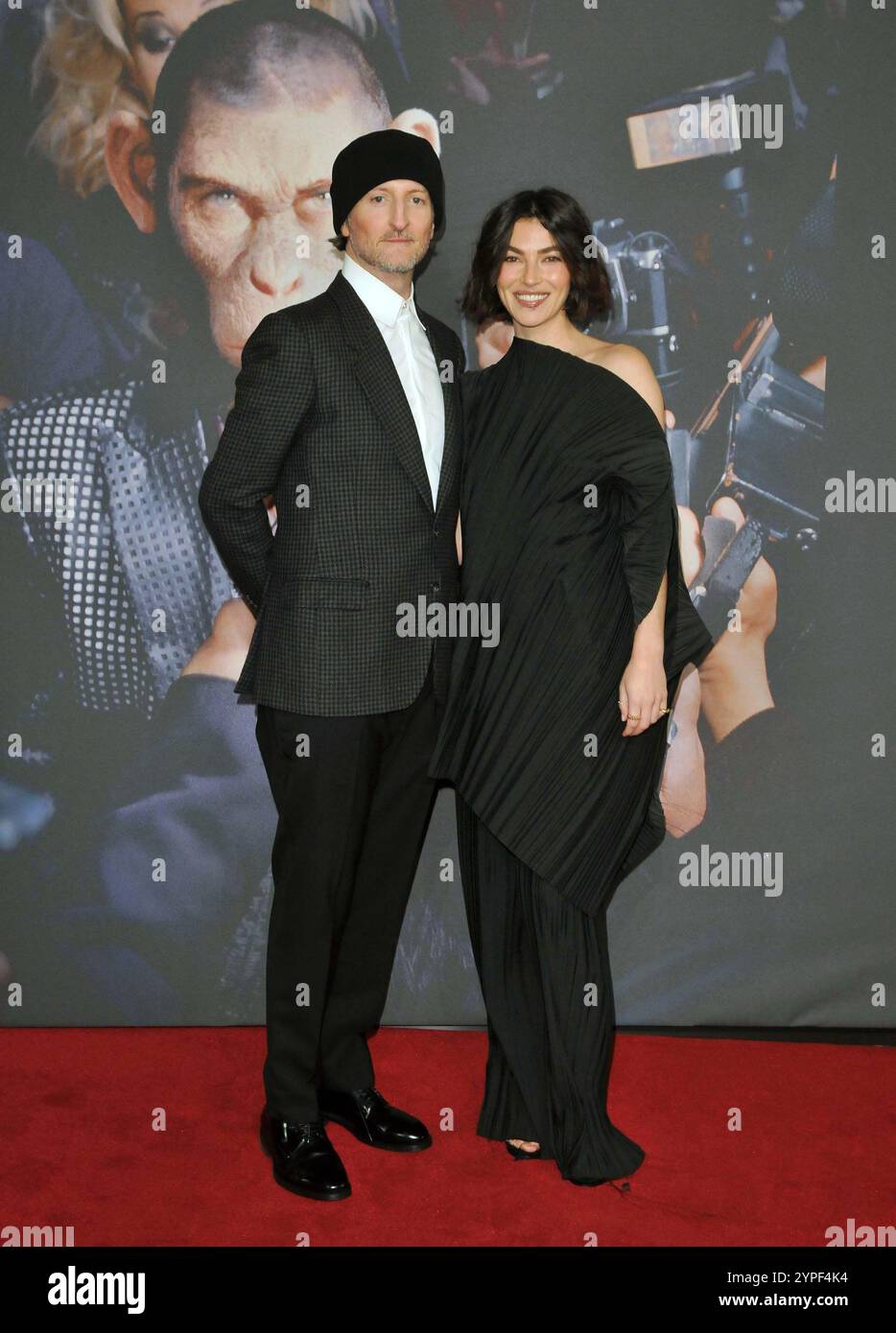 Michael Gracey and guest at the "Better Man" European film premiere ...
