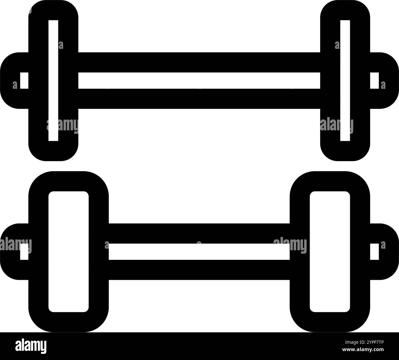 Fitness weight instrument to gain strength and muscles - Flat icon ...