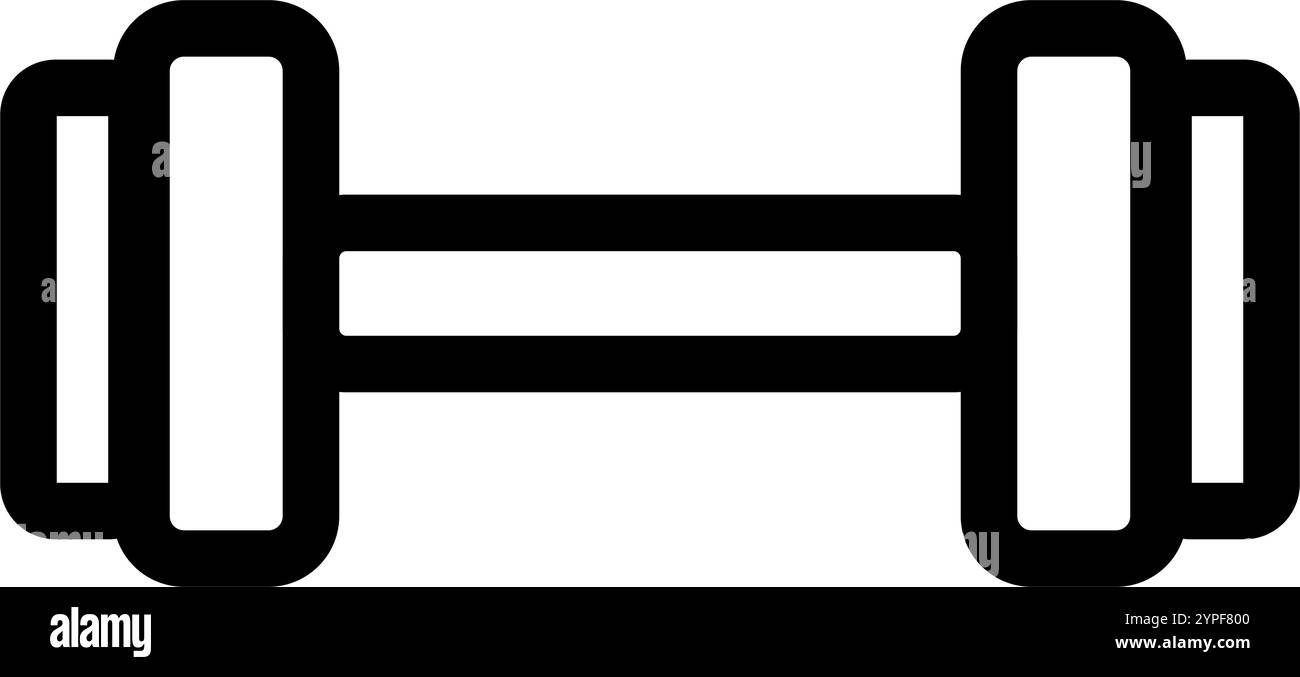 Fitness weight instrument to gain strength and muscles - Flat icon ...