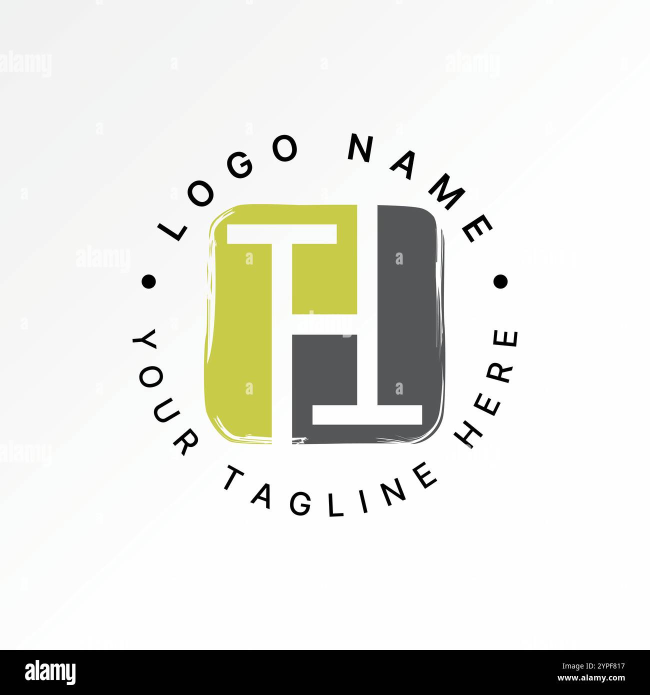 Logo design graphic concept creative premium vector stock image graphic letter TTH or THT font ...