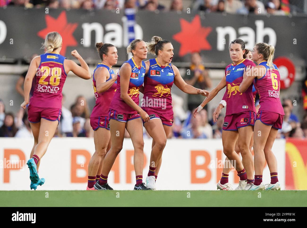 Melbourne, Australia. 29th Nov, 2024. Ally Anderson of the Lions is ...