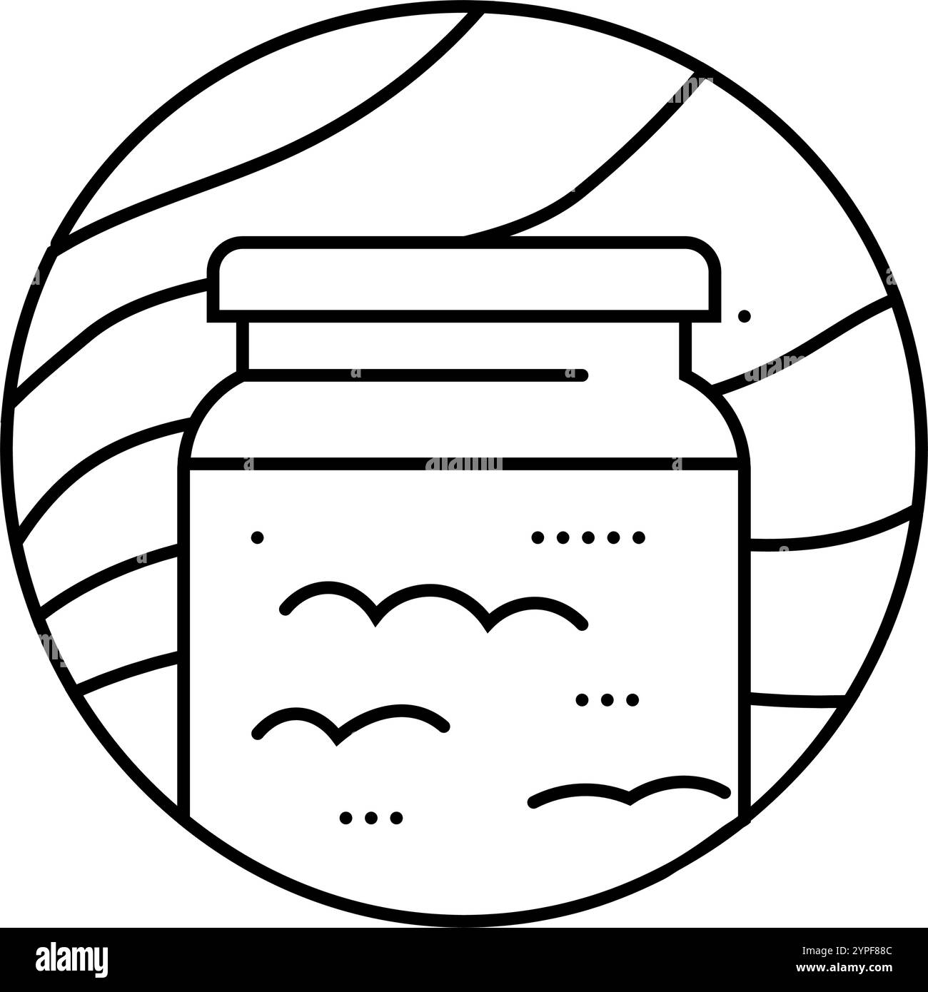 ghee ayurveda line icon vector illustration Stock Vector Image & Art ...