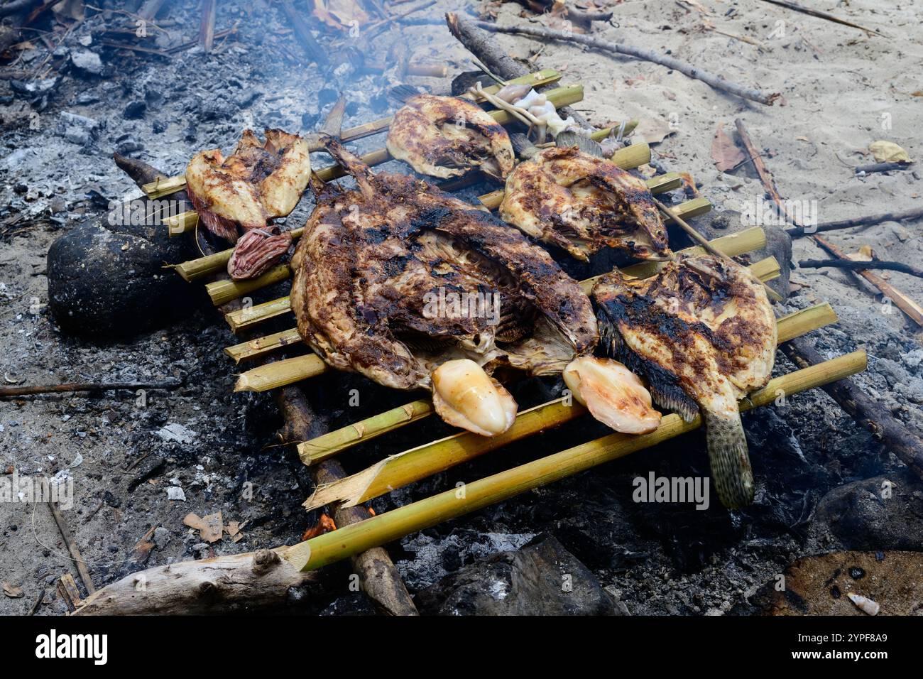 Ikan Bakar Indonesian Grilled Fish Glazed with Kecap Manis Sweet Soy ...