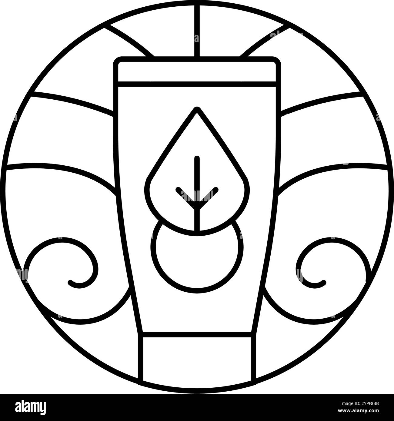 holistic healing ayurveda line icon vector illustration Stock Vector ...