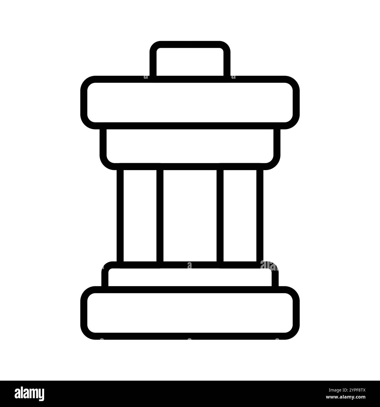 Grab this icon of inukshuk in trendy style, isolated on white ...