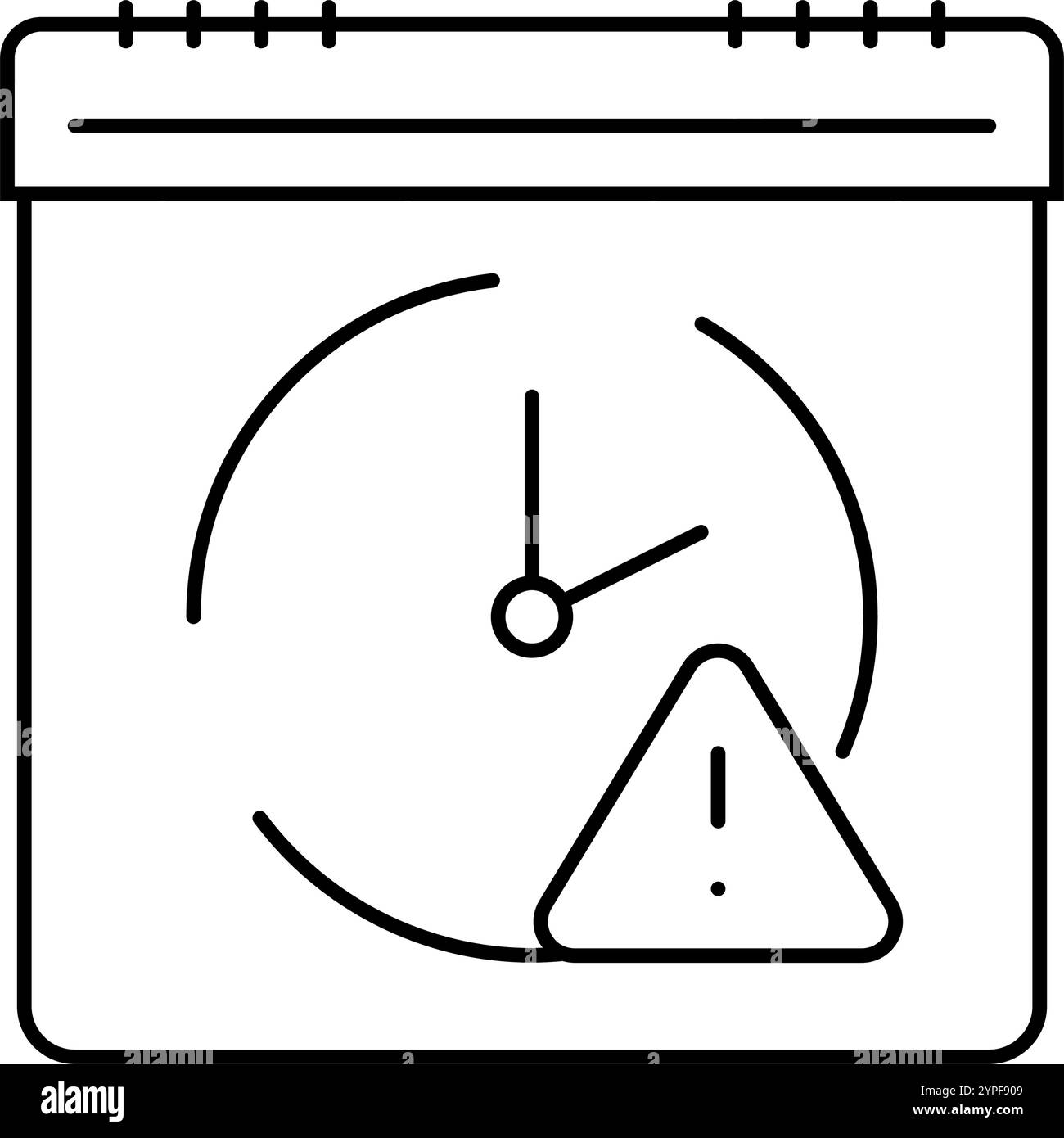 expiration date food safety line icon vector illustration Stock Vector ...