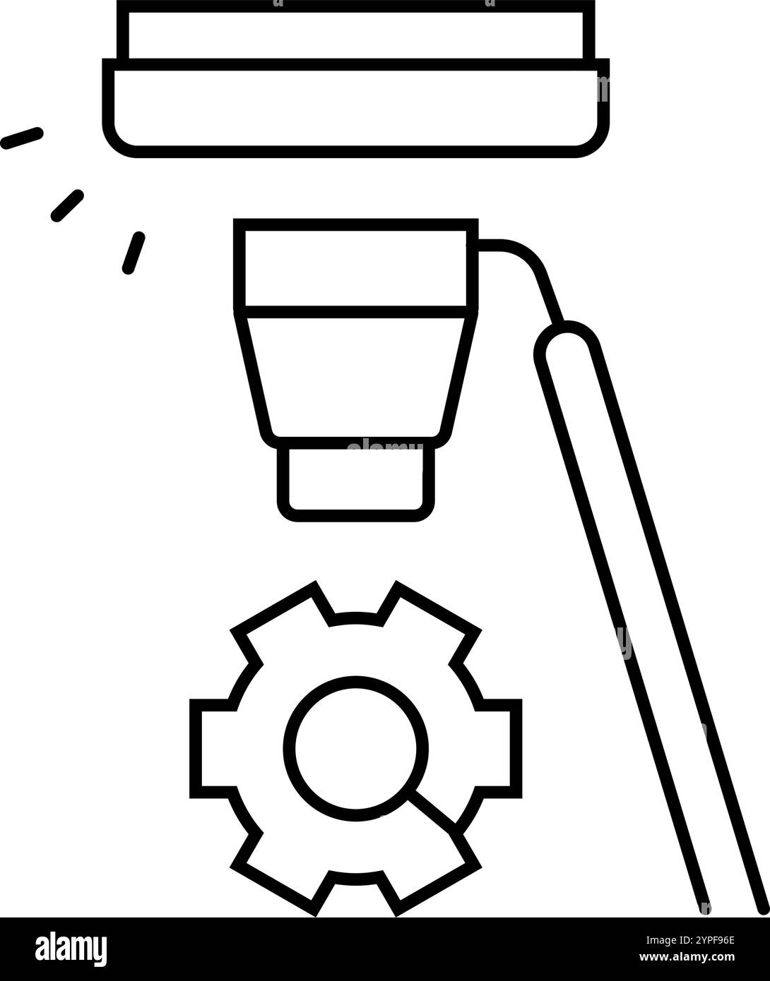 Smoke detector testing Stock Vector Images - Alamy